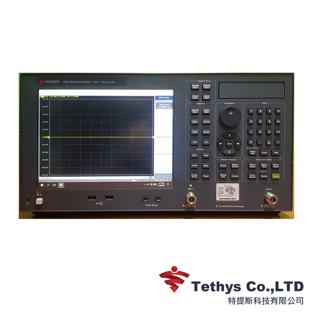 Keysight E5071C ENA向量網路分析儀 - 特提斯科技