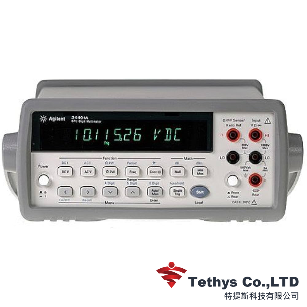 Agilent 34401A 6位半數位萬用電錶 - 特提斯科技